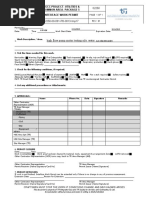 Pre-Inspection Checklist For Blasting | PDF