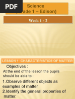 Lesson 1 - Solid, Liquid, and Gas (Grade 3) | PDF | Liquids | Gases