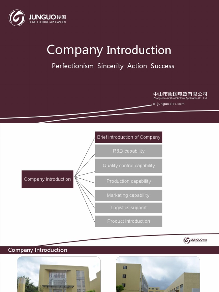 Company Introduction-JUNGUO0831 PDF | PDF | Quality Assurance | Blender