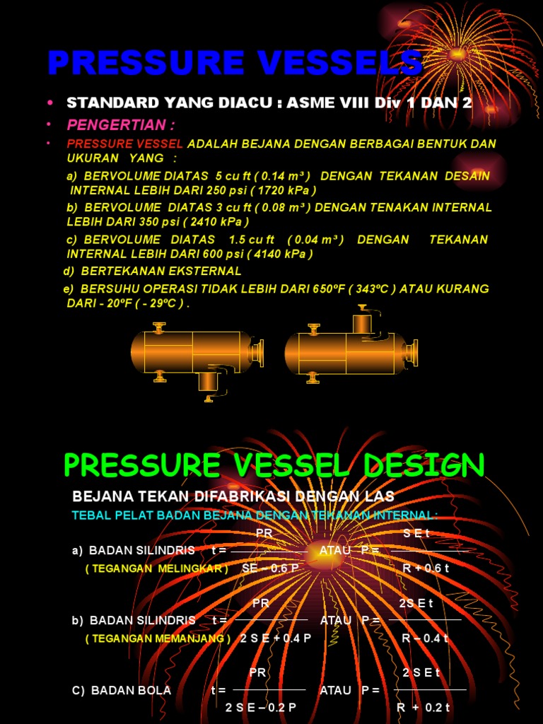Pressure Vessel Presentation | PDF