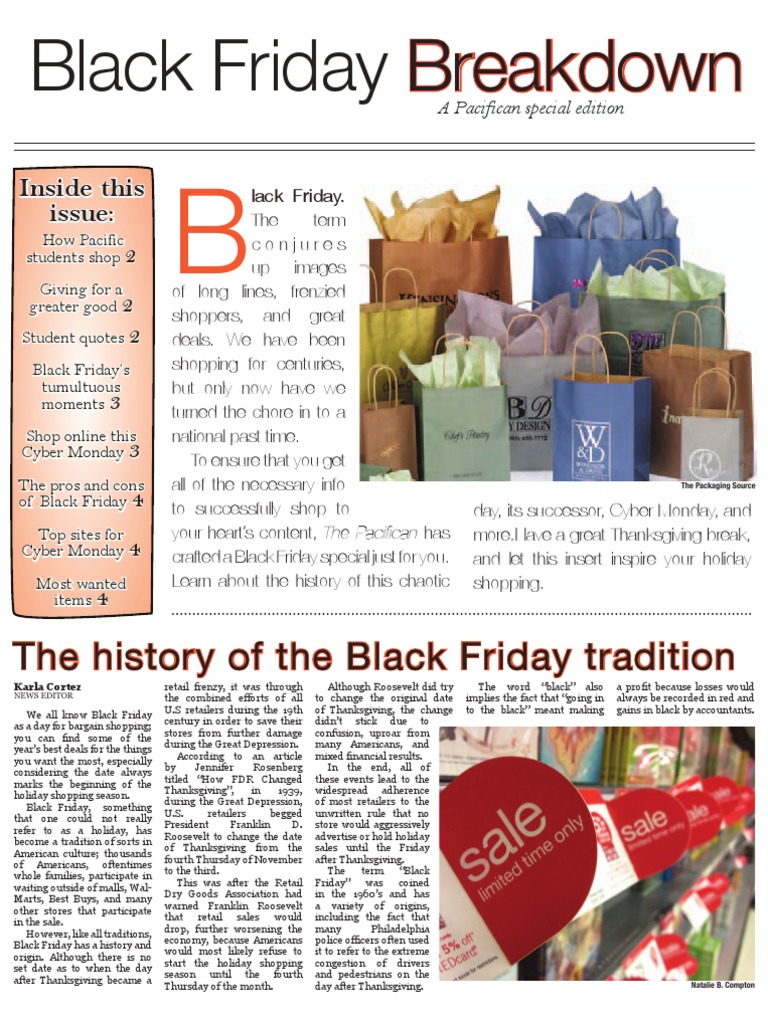 Black Friday Shopping Insights | PDF | Black Friday (Shopping) | Cyber ...