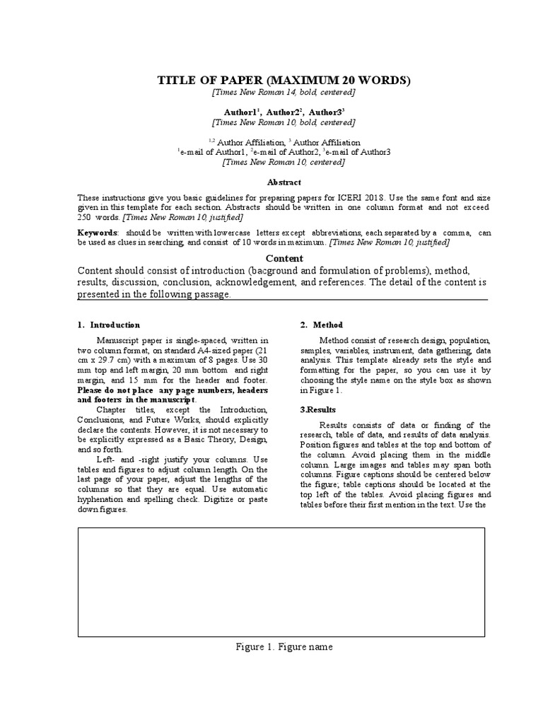 Paper Template ICERI 2018 | PDF | Bracket | Notation