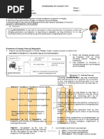 Ap8 q1 Week 1 Matatag DLL | PDF