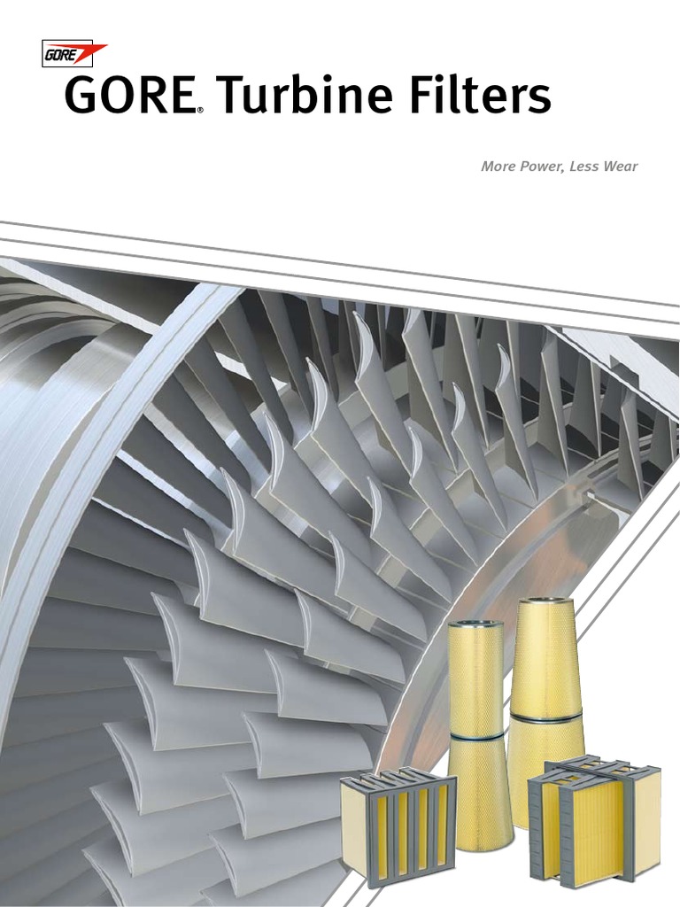 Gore Turbine Filters: More Power, Less Wear | PDF | Filtration | Turbine