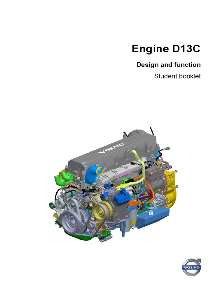 Engine D13C | PDF | Piston | Bearing (Mechanical)