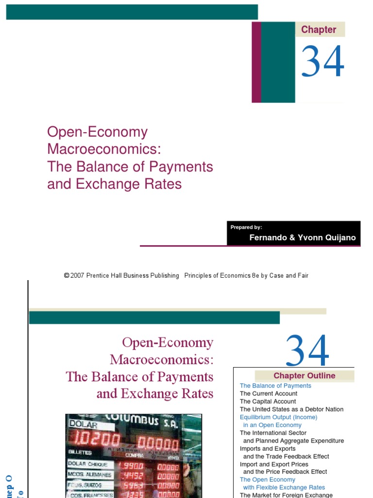 Open-Economy Macroeconomics: The Balance of Payments and Exchange Rates ...