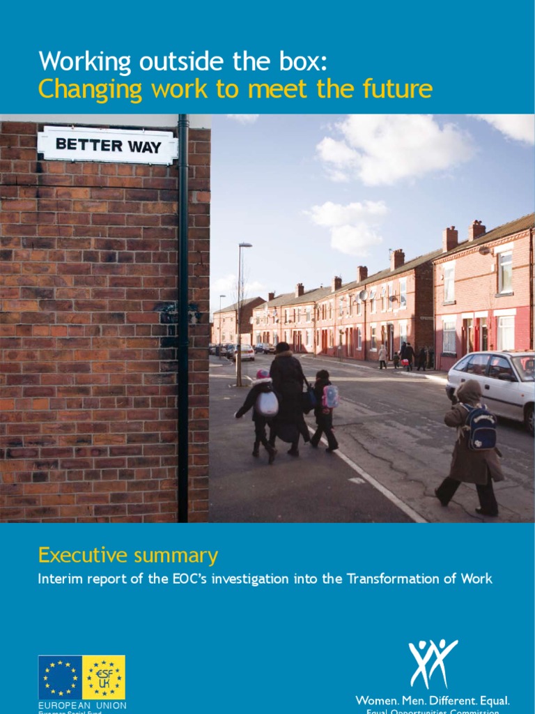 Changing Work To Meet The Future: Working Outside The Box | PDF ...