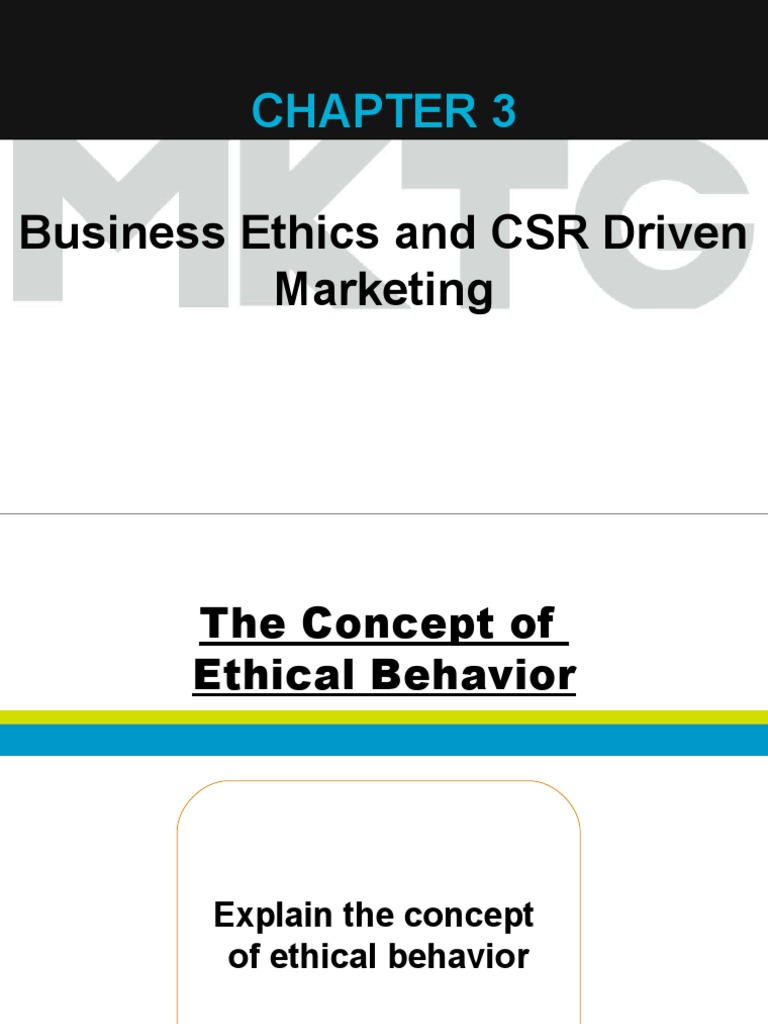 Chapter 3 | PDF | Corporate Social Responsibility | Business Ethics