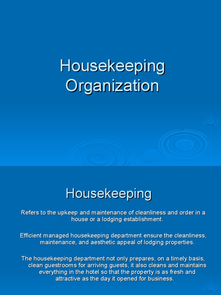 HSK Intro | PDF | Housekeeping | Room