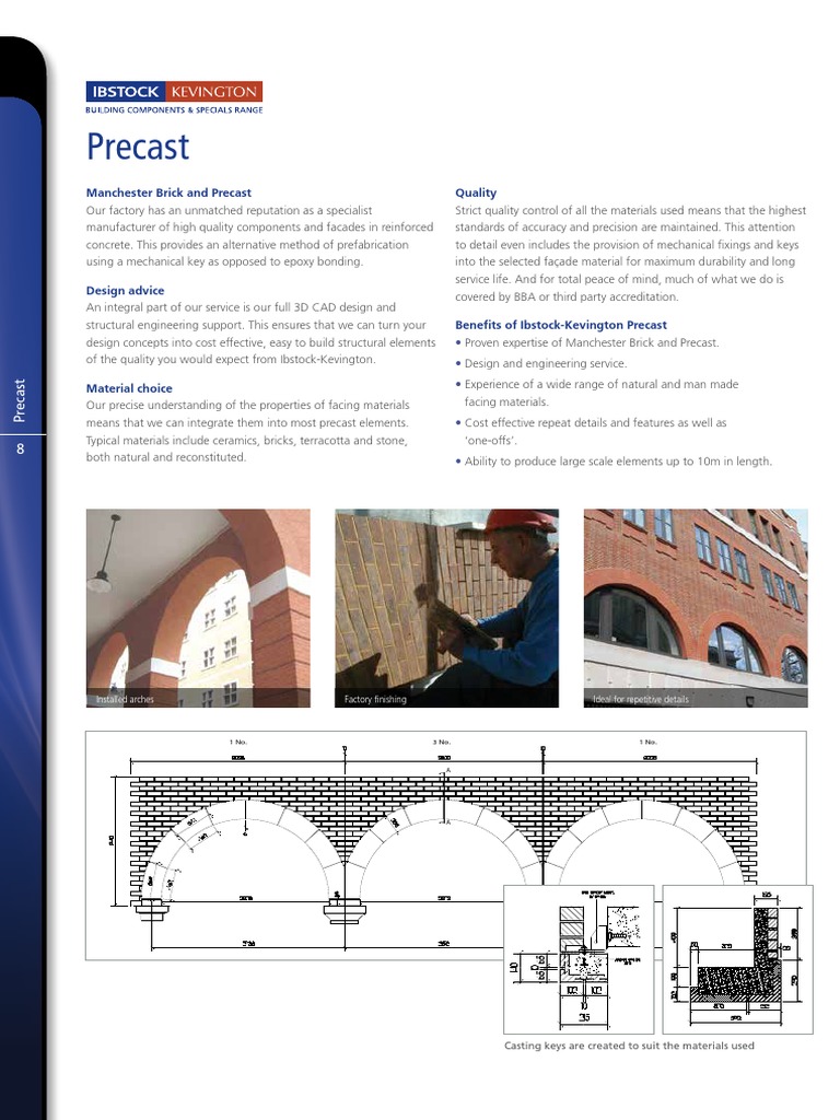 08 Precast | PDF | Precast Concrete | Brick