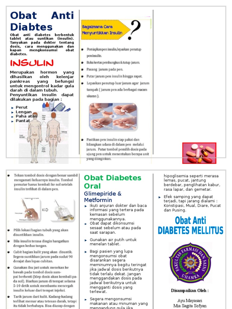 Leaflet Obat DM | PDF