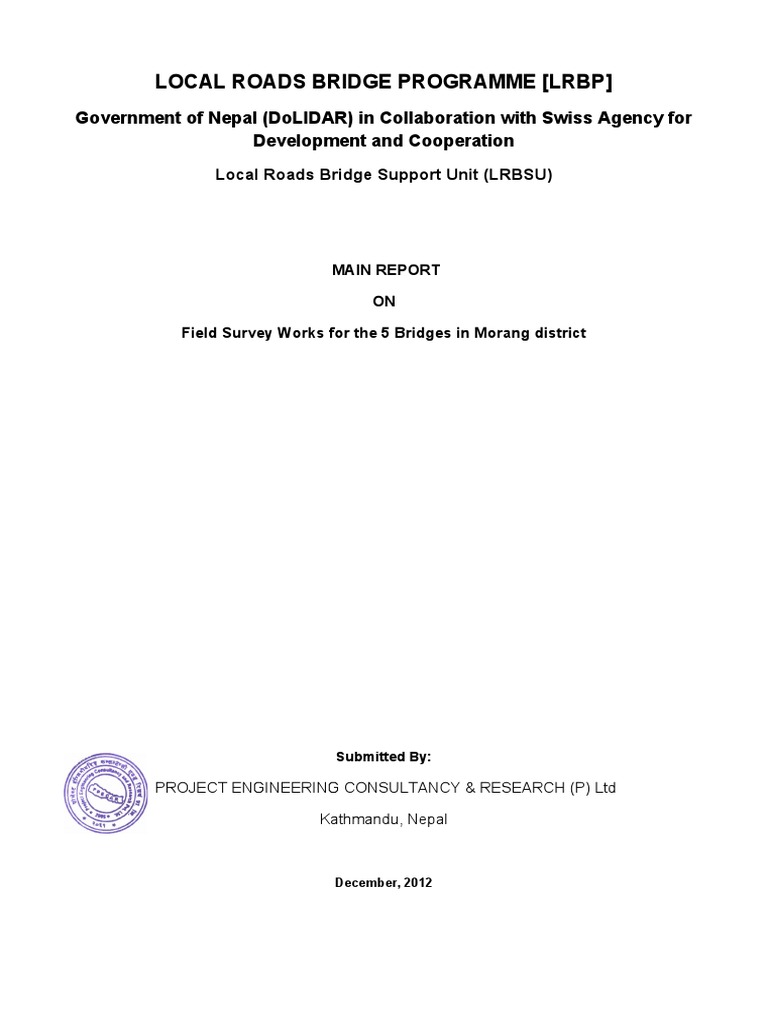 Local Roads Bridge Programme (LRBP) | PDF