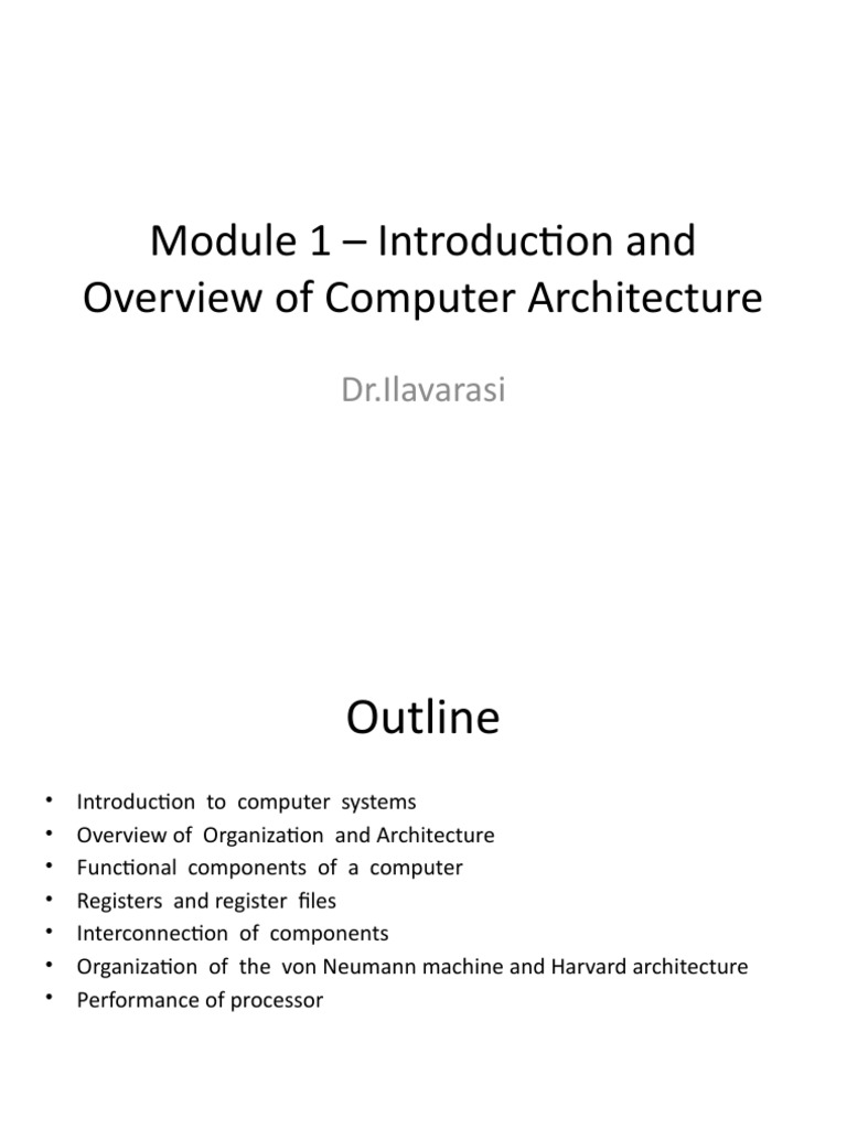 Understanding Computer Architecture: An Overview of Functional Components, Organization, and ...
