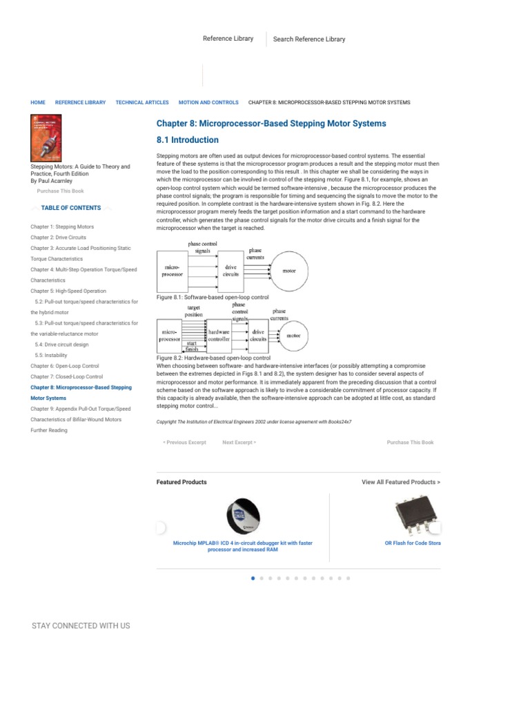 1 Microprocessor-Based Stepping Motor Systems | PDF | Electric Motor ...