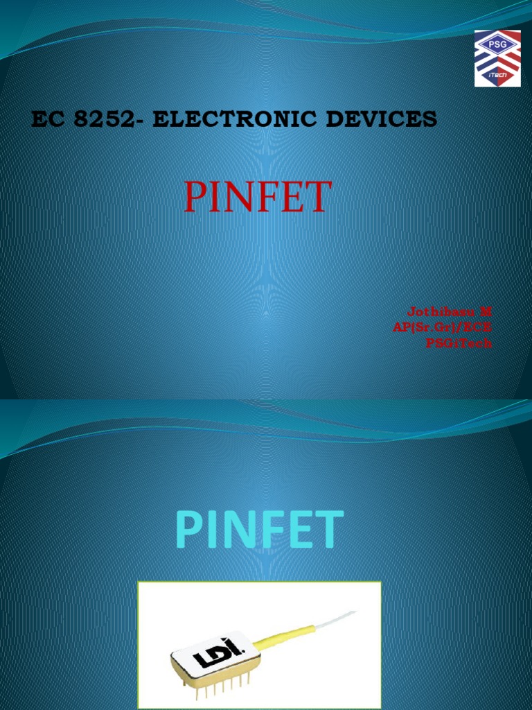4 Pinfet | PDF | Field Effect Transistor | Transistor