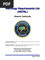 Navy METCAL Calibration Overview | PDF | Calibration | Metrology