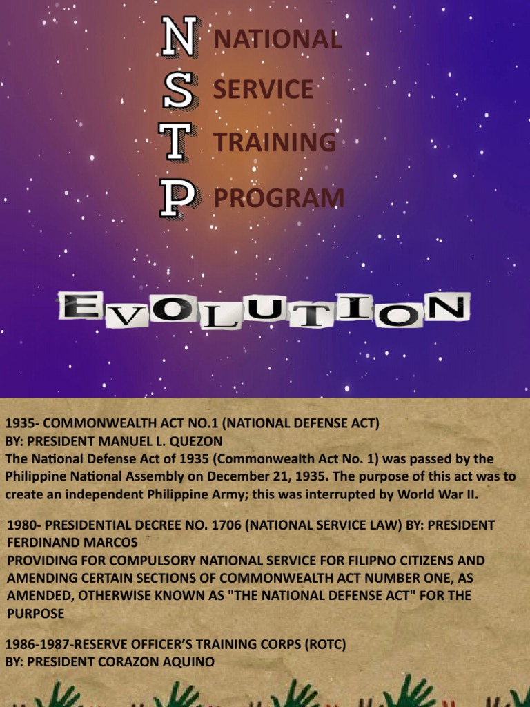 Lesson 1 - Historical and Legal Bases of NSTP | PDF | President Of The ...