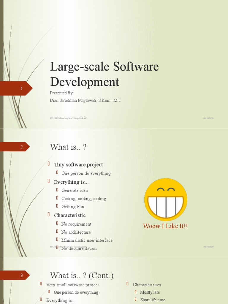 Large-Scale Software Development Principles | PDF | Programmer | Software