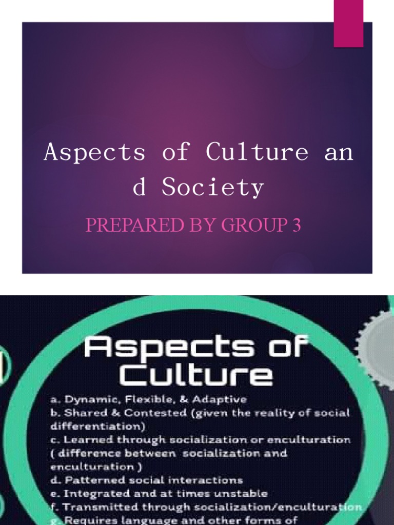Group 3-Aspect of Culture | PDF