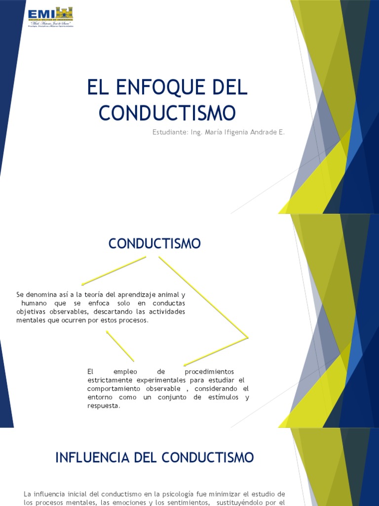 El Conductismo en la Educación | PDF | Behaviorismo | Comportamiento