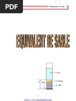 TP 3 M.D.C. L'équivalent de Sable | PDF | Matériaux de construction ...