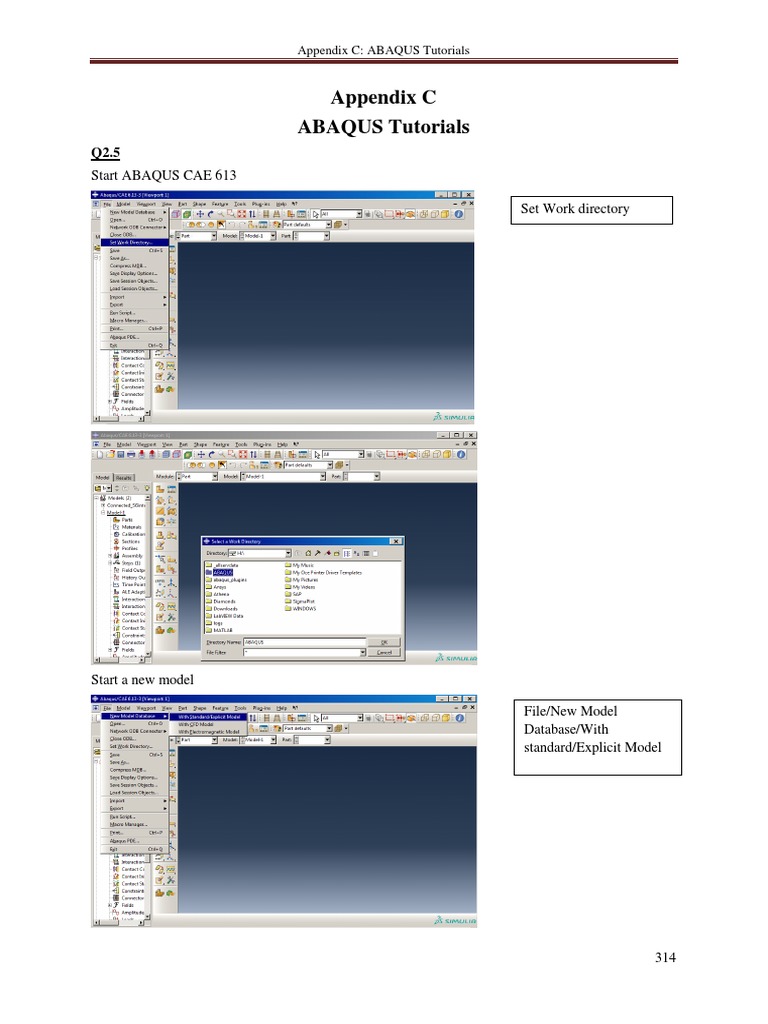 12 Appendix C - ABAQUS Tutorials PDF | PDF | Young's Modulus | Elasticity (Physics)
