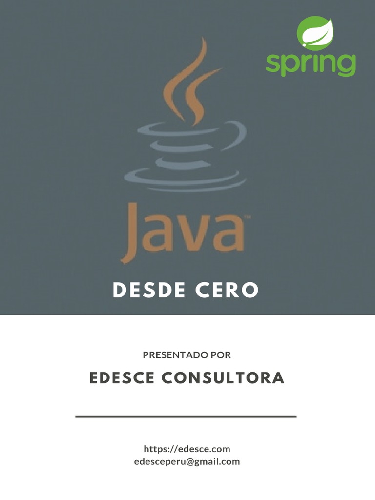 JAVA Con SPRING | PDF | Páginas del servidor Java | Modelo – Vista – Controlador
