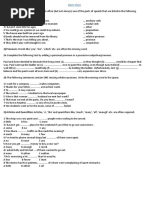 B2 English Rephrasing Exercises | PDF