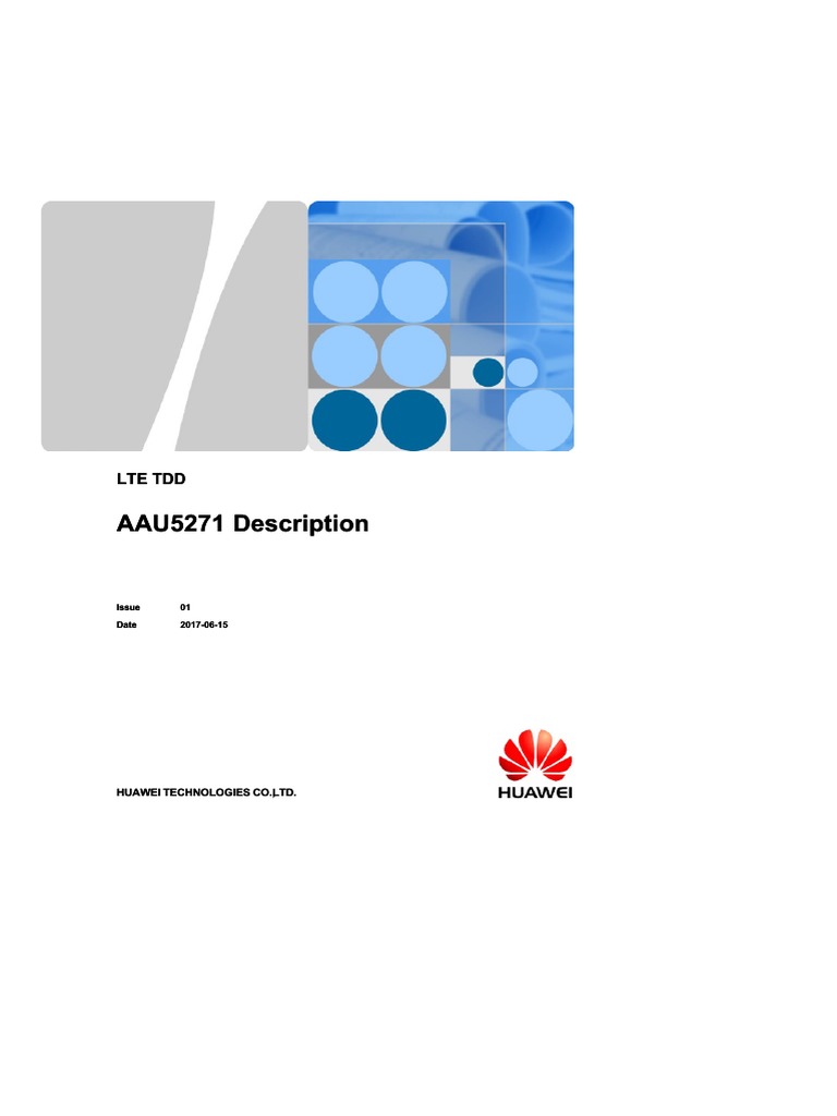 Huawei AAU PDF | PDF | Hertz | Lte (Telecommunication)