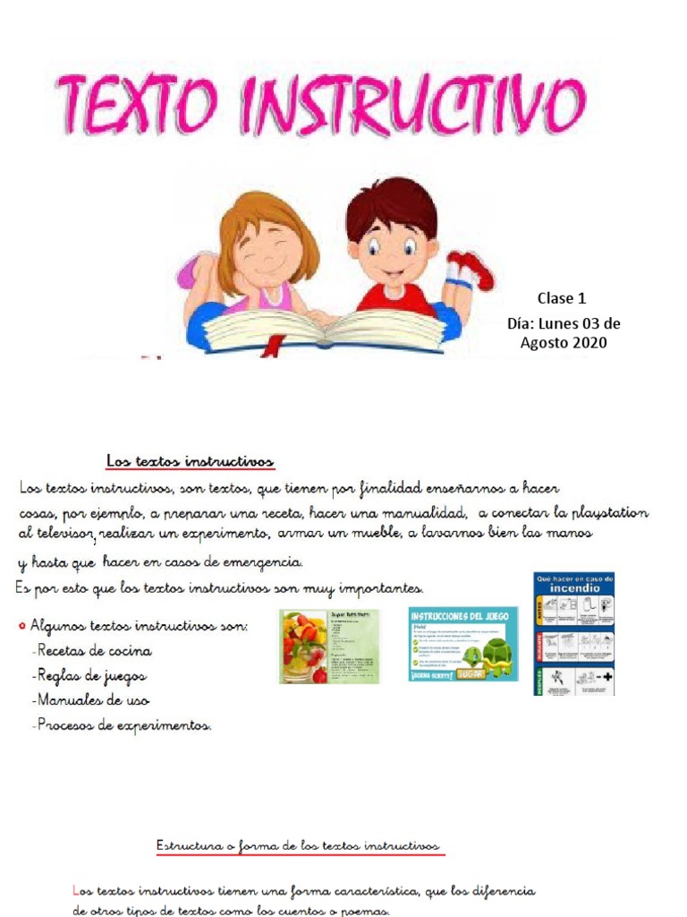 Textos Instructivos 1 | PDF