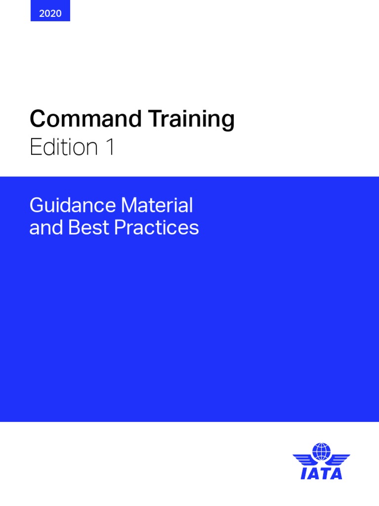 Guidance Material and Best Practices For Command Training | PDF ...