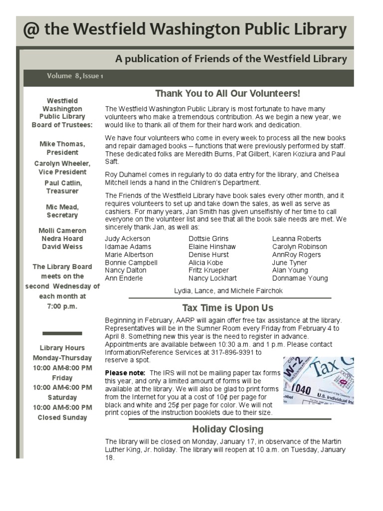 @ The Westfield Washington Public Library | PDF | Libraries | Books