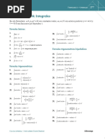 Formulario de Integrales Completo | PDF