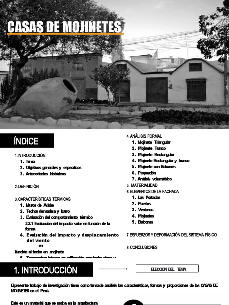Características de las Casas de Mojinete | PDF | Elementos ...