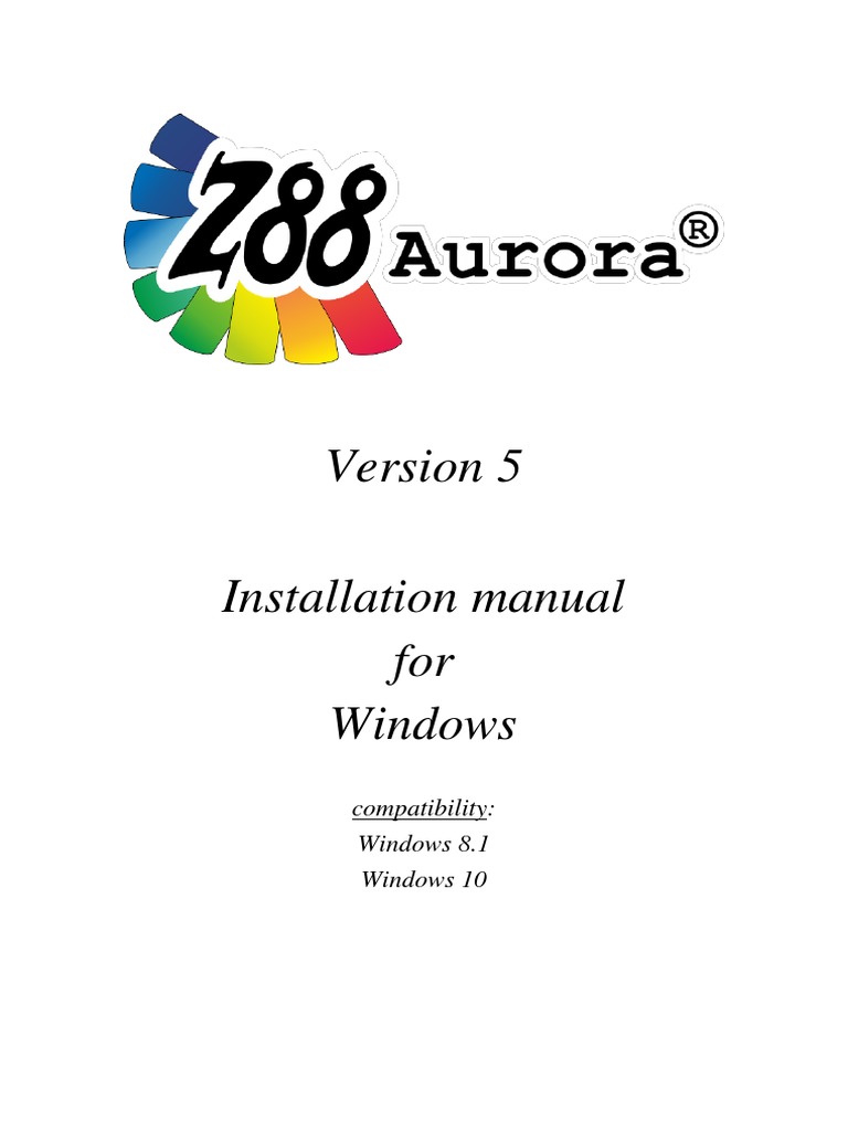 Installation Manual For Windows | PDF | System Software | Computing Platforms