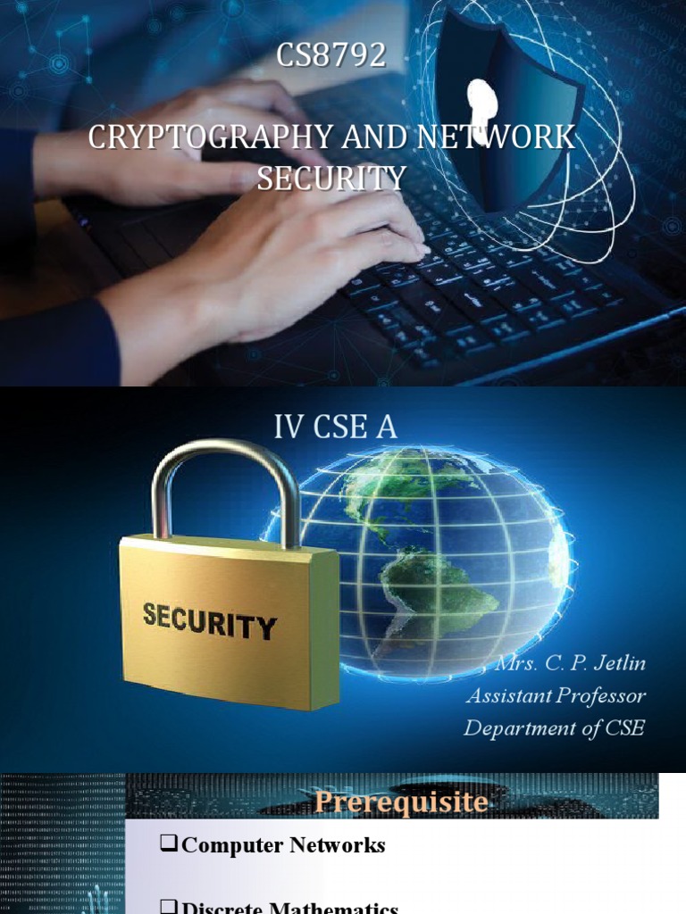CS8792 - CNS | PDF | Cryptography | Public Key Cryptography
