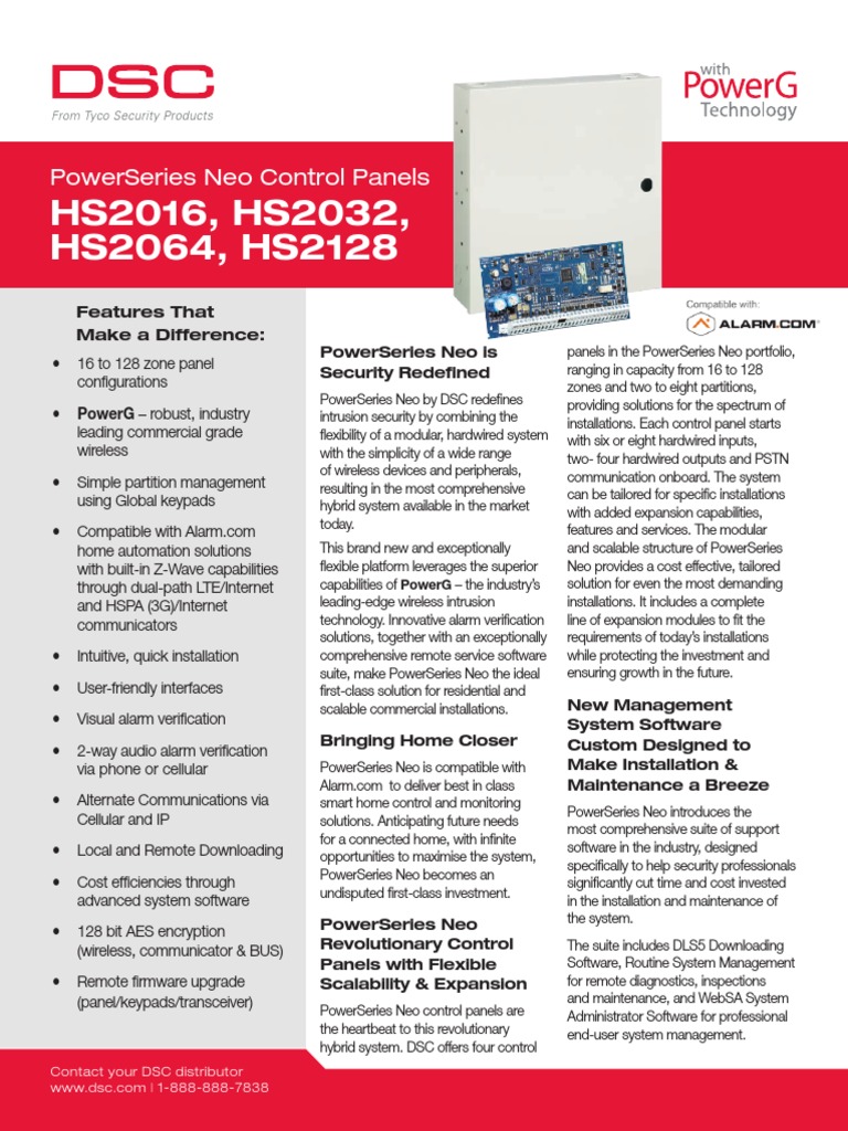 NEO HS2 - Control - Panel PDF | PDF | Cellular Network | Data Transmission