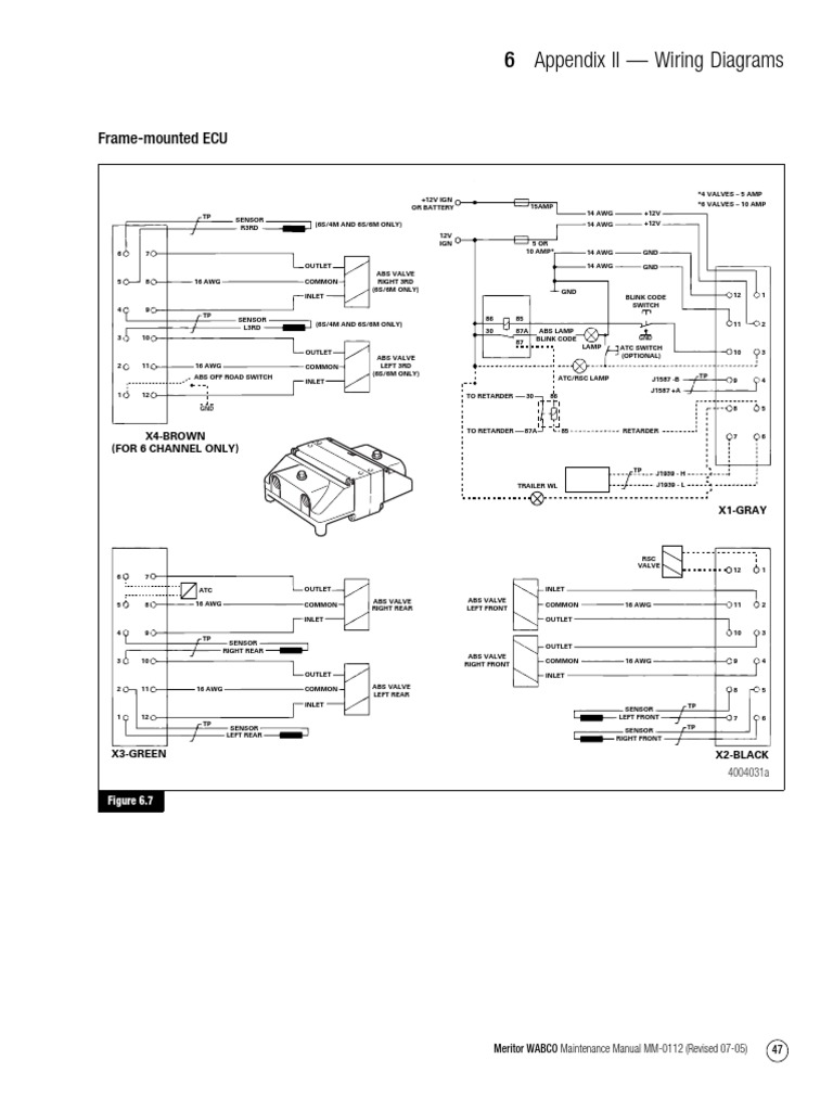 Wabco E Version ECU (Frame) | PDF | Anti Lock Braking System | Vehicle ...