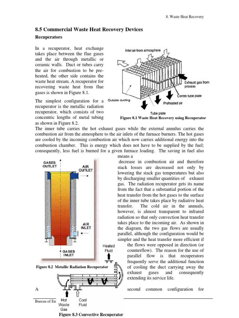 4.15.5 Commercial Waste Heat Recovery Devices | PDF | Boiler | Heat ...