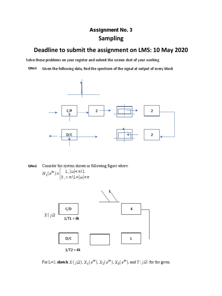Signal Processing Assignment Guide | PDF