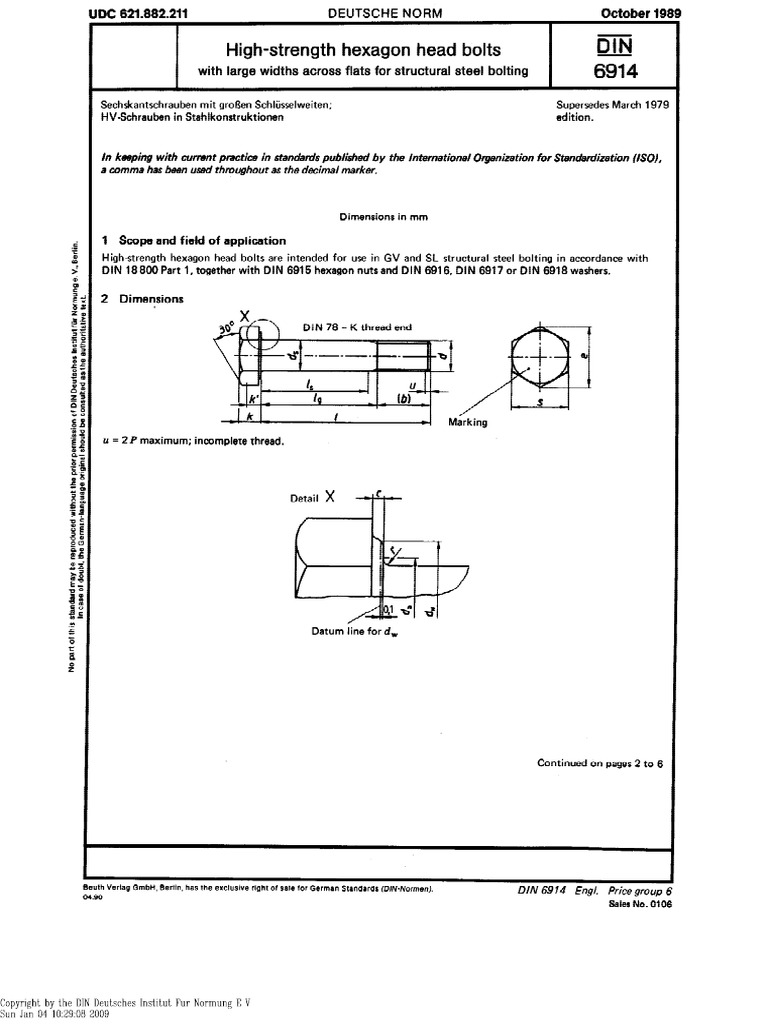 Din 6914 | PDF