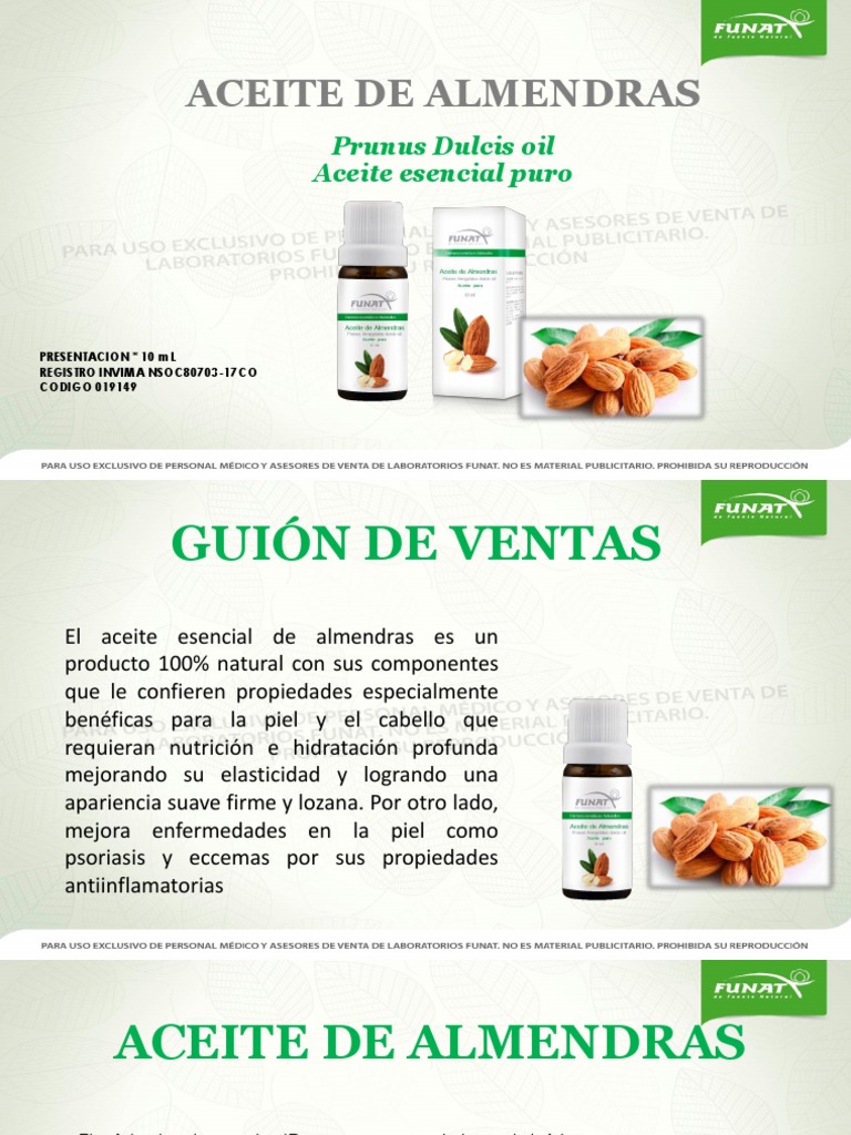 Aceite de Almendras PDF | PDF | Almendra | Petróleo