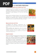 Linea de Las Etapas de La Historia Del Peru | PDF | Perú | Imperio Inca