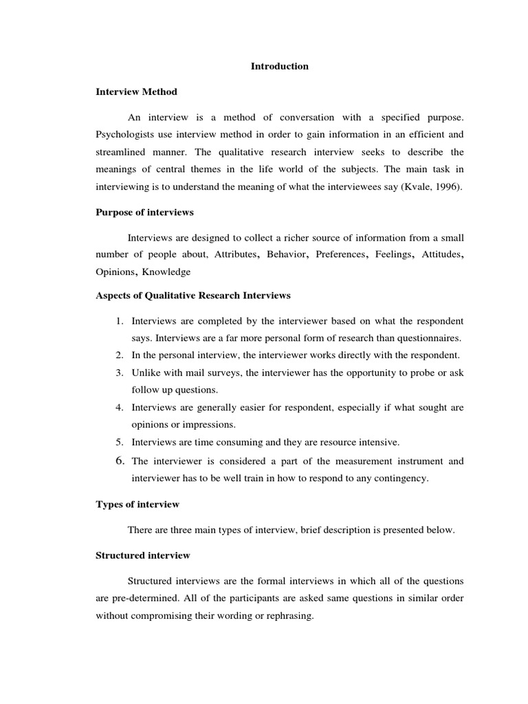 Interview Based PDF | PDF | Interview | Question