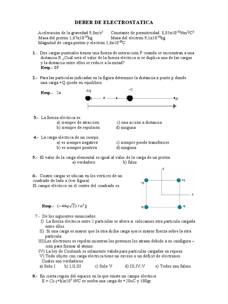 Electrost%C3%A1 Tica 2007 | PDF | Electrón | Campo eléctrico