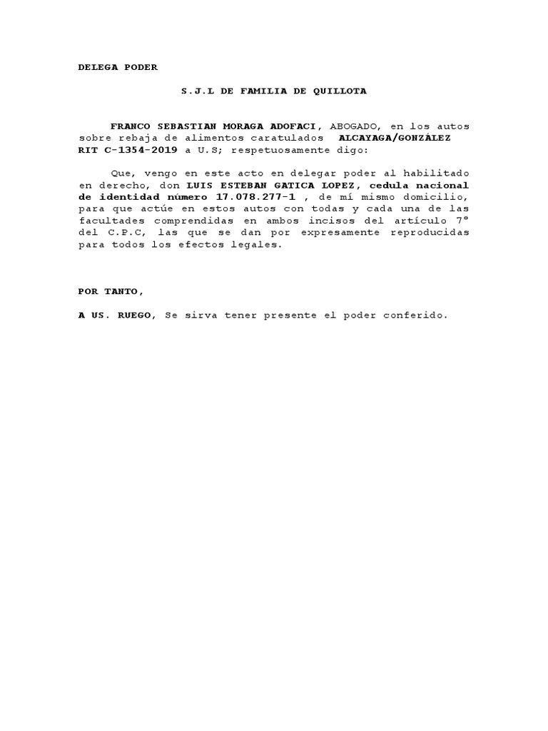 Delega Poder Parral | PDF