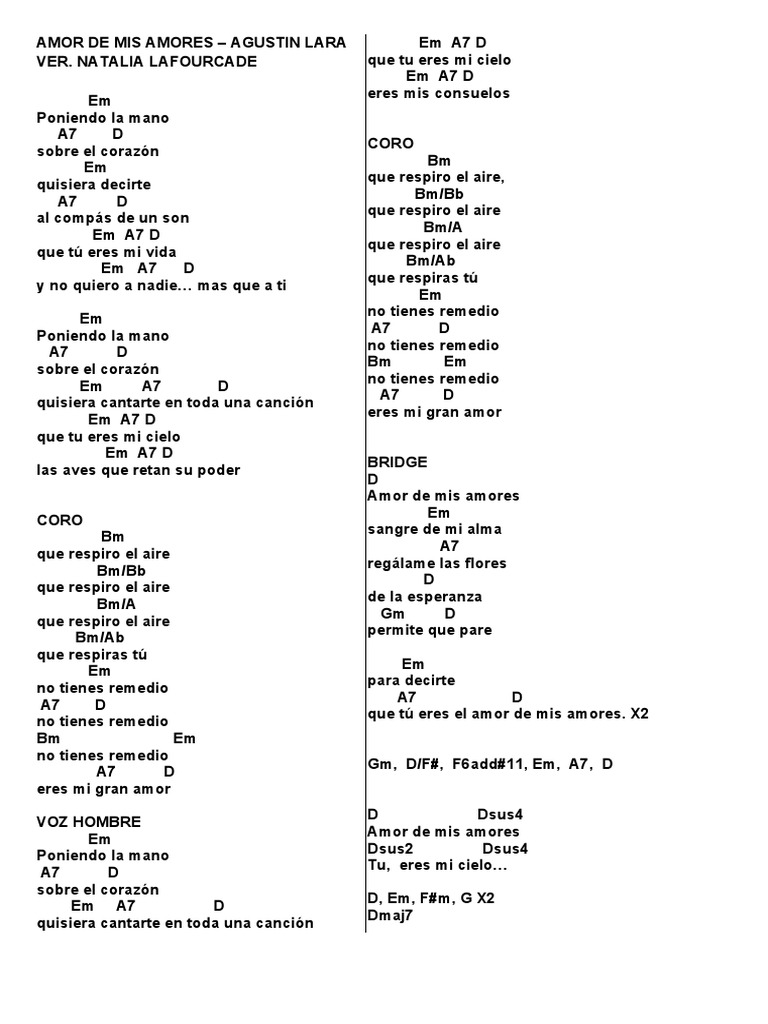 Amor de Mis Amores | PDF | Entretenimiento (general)