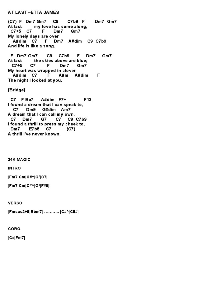 At Last | PDF