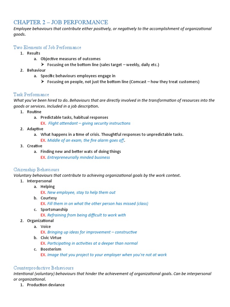 Organizational Behaviour - Ch2 | PDF