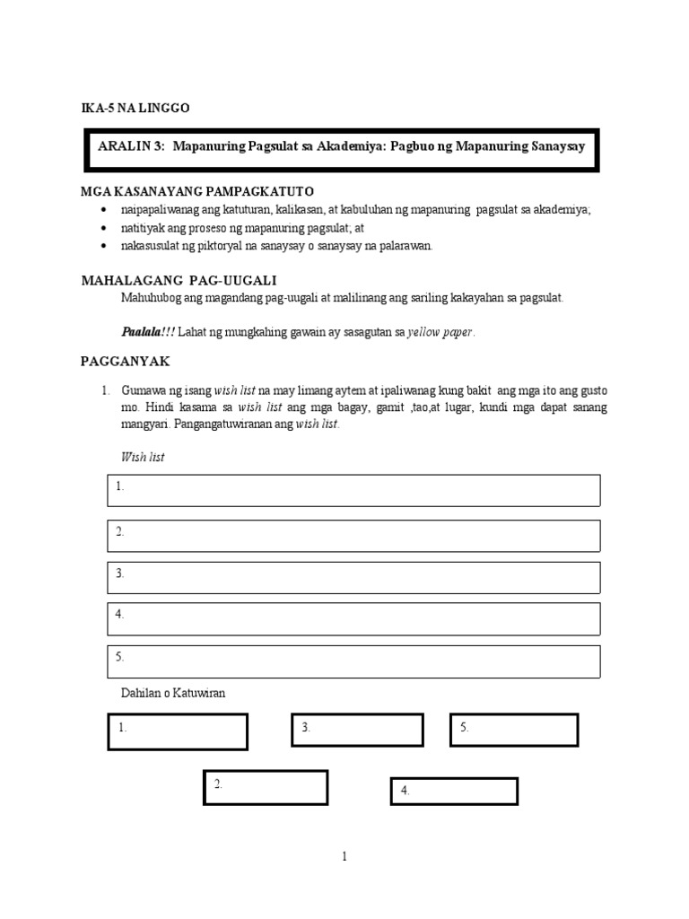 Module Week 5 | PDF
